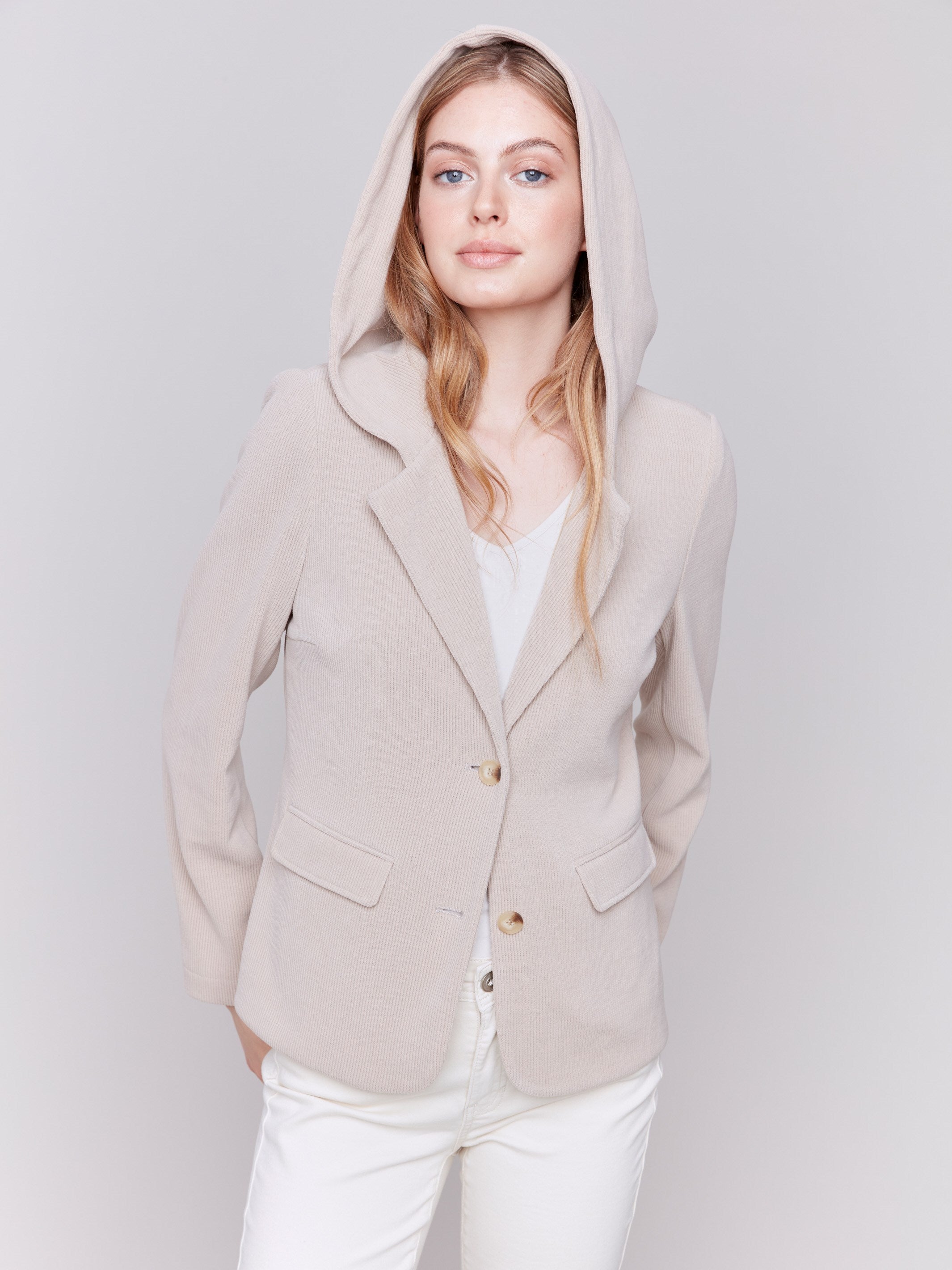 Veston en velours pour femmes | Amande | Charlie B CA
