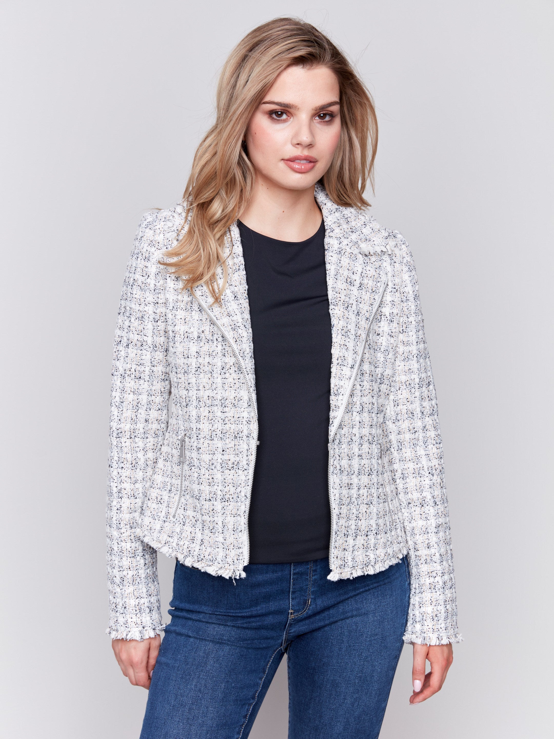 Womens Jackets Vests And Blazers Charlie B Canada